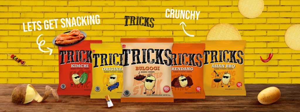 Tricks Baked Crisps | Snack Kentang Crackers Rendah Kalori
