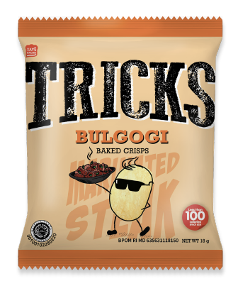 Tricks Baked Crisps | Snack Kentang Crackers Rendah Kalori